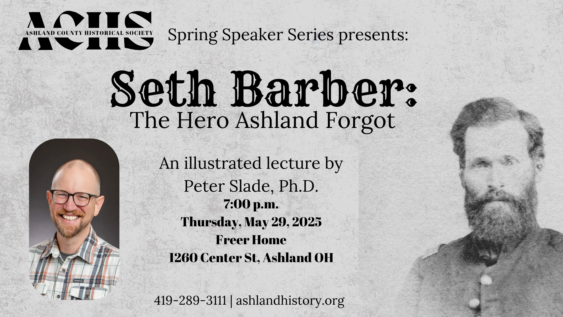 Seth Barber: The Hero Ashland Forgot - With Dr. Peter Slade - Ashland ...